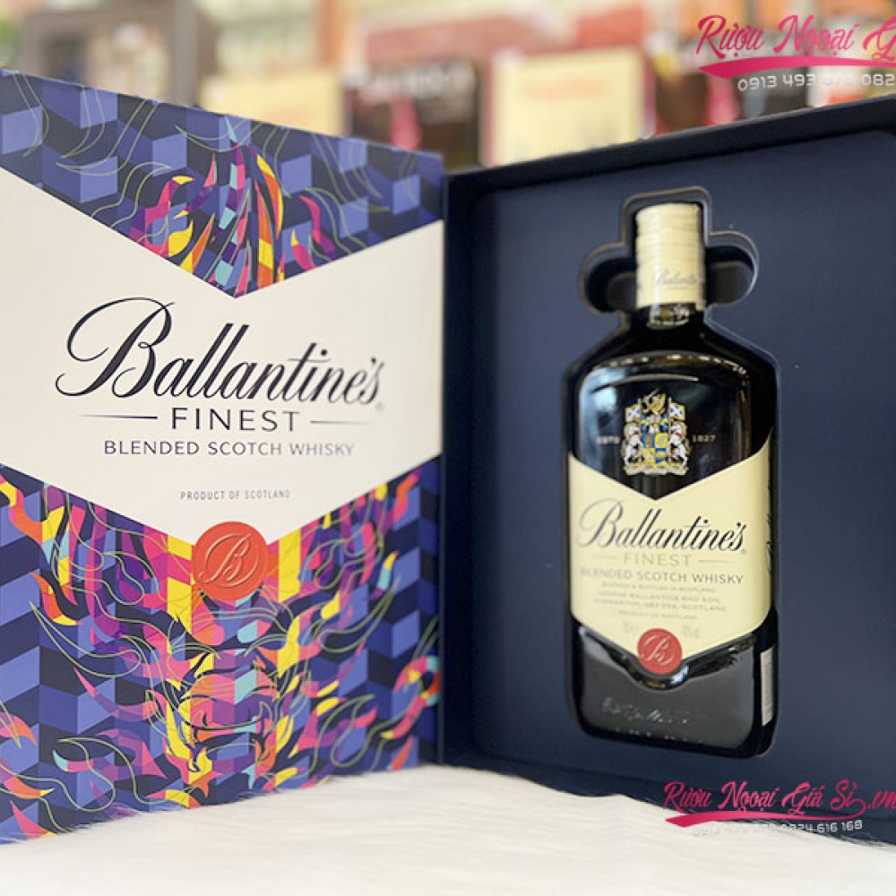 Ballantine's Finest Hộp quà Tết 2024 | Rượu Ngoại Giá Giá Sỉ