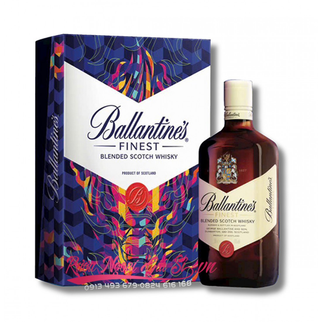 Ballantine's Finest Hộp quà Tết 2024 | Rượu Ngoại Giá Giá Sỉ