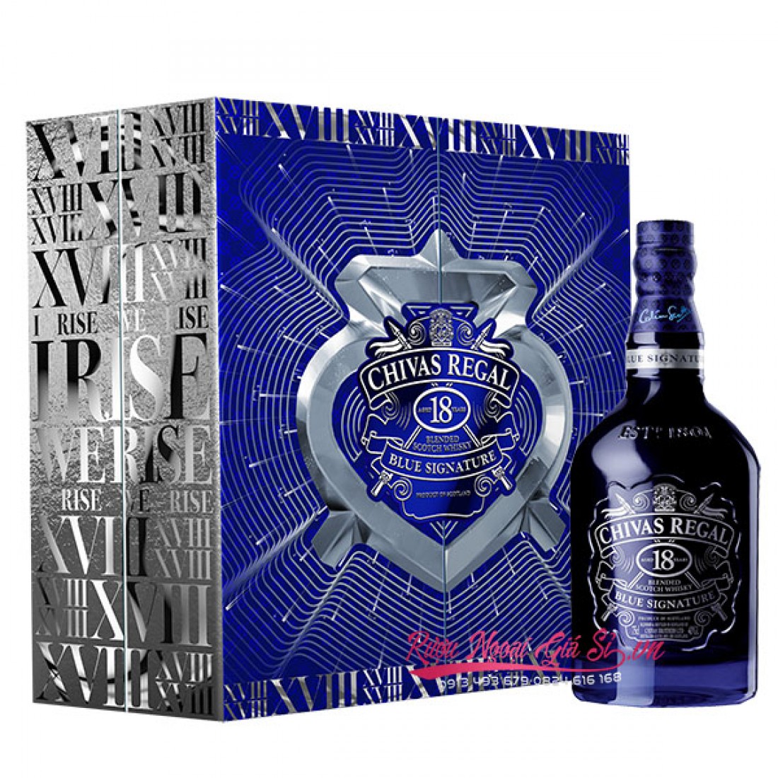 Rượu Chivas 18 Blue Signature Hộp Quà Tết 2024 | Rượu Tết 2024