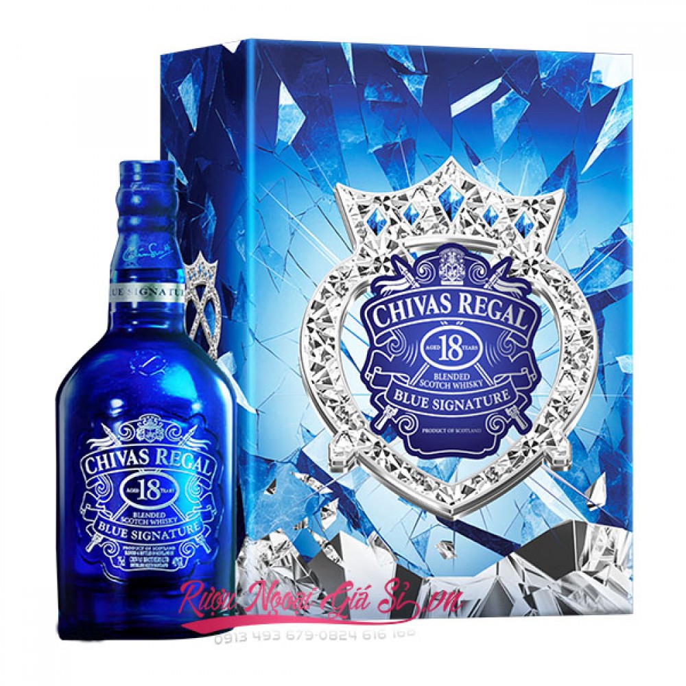 Rượu Chivas 18 Blue Signature Hộp Quà Tết 2025| Rượu Tết 2025