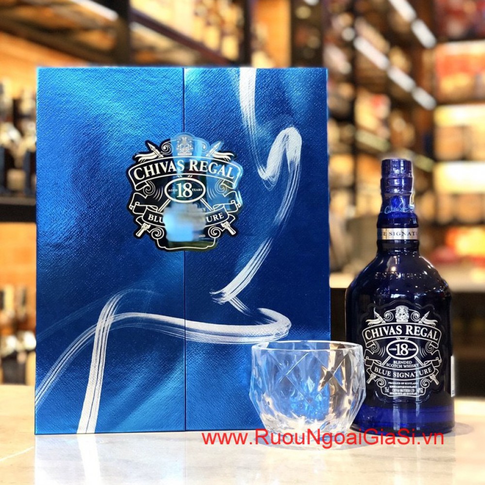 Rượu Chivas 18 Blue Signature Hộp Quà Tết 2020 | Rượu Quà Tết 2020
