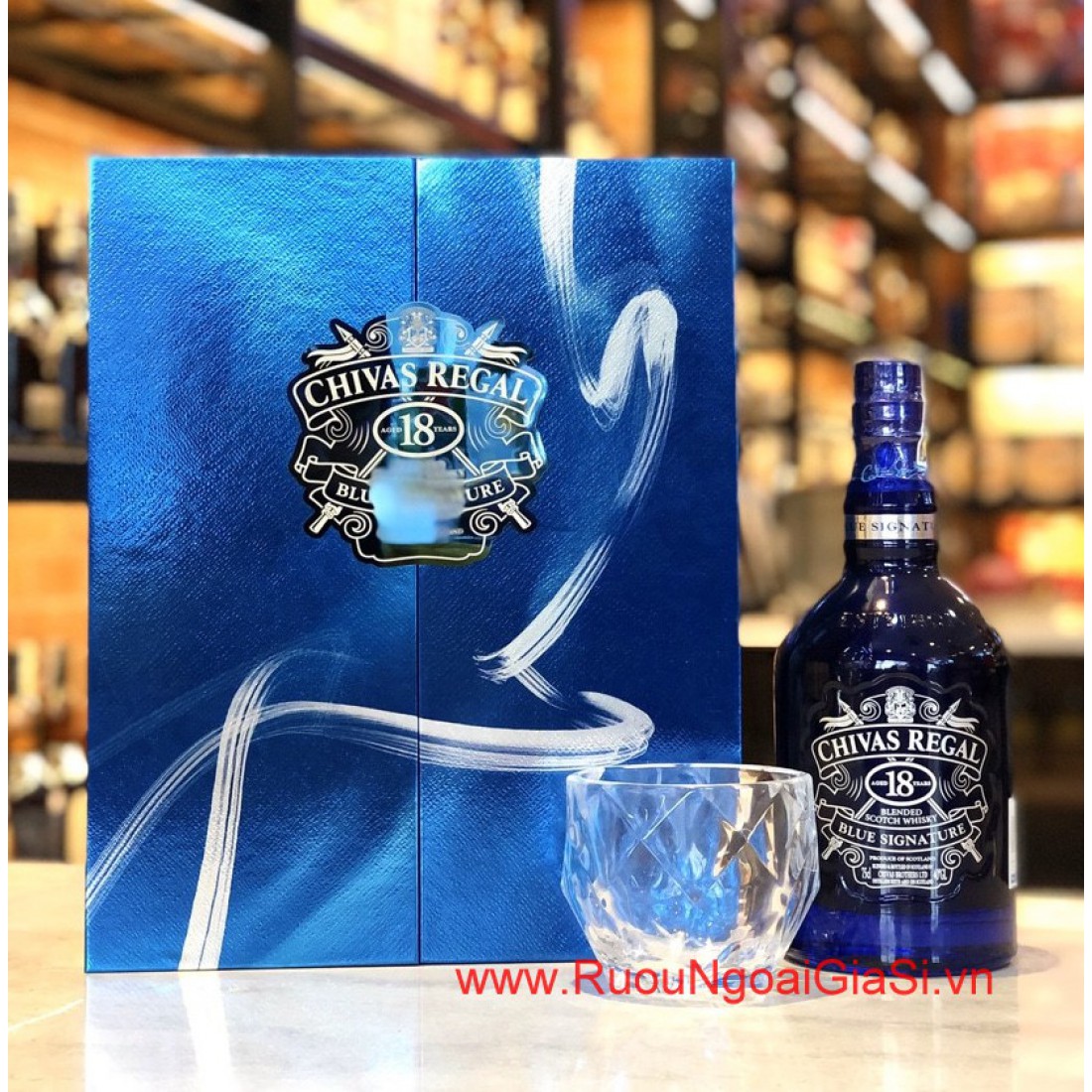 Rượu Chivas 18 Blue Signature Hộp Quà Tết 2020 | Rượu Quà Tết 2020