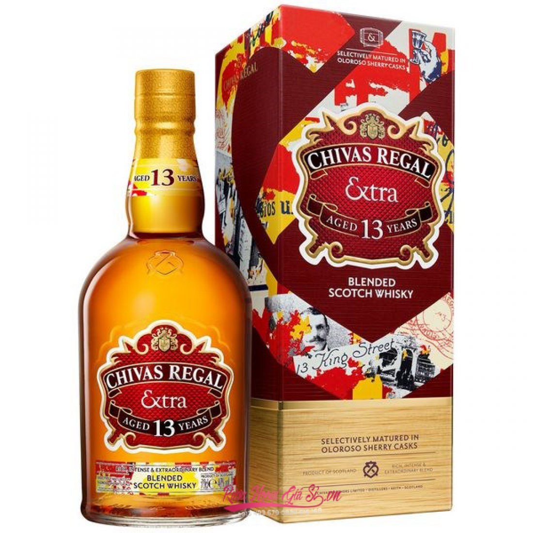 Rượu Chivas 13 Extra 13 năm Sherry Cask | Rượu Ngoại Giá Sỉ