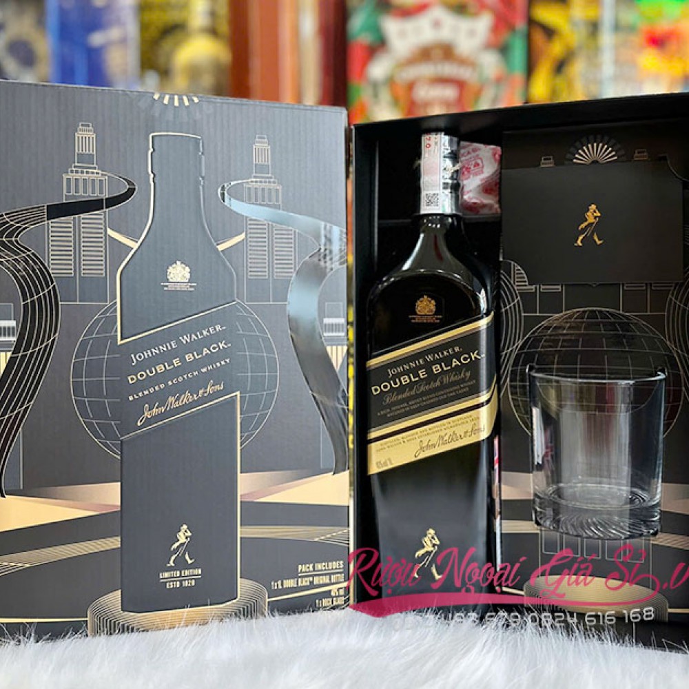 Johnnie Walker Double Black Label Hộp Quà Tết 2025