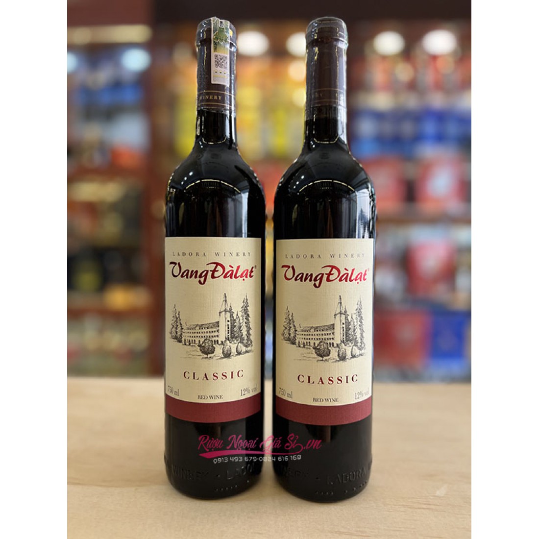 Rượu vang Đà Lạt Classic đỏ 750ml