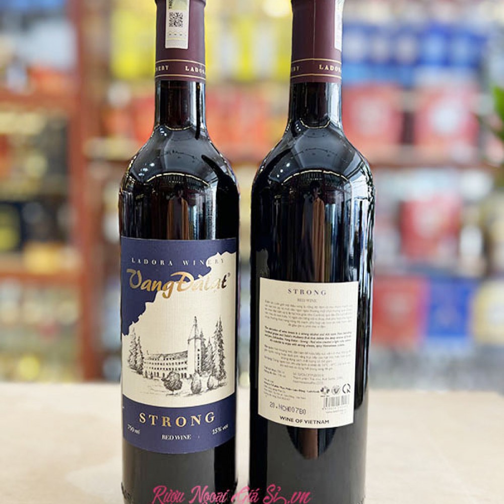 Rượu Vang Đà Lạt Strong Red Wine | Rượu Ngoại Giá Sỉ